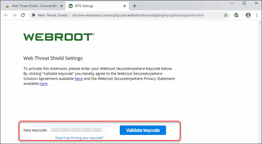 Add Web Threat Shield to Google Chrome in a PC Add Web Threat Shield to Google Chrome in a PC